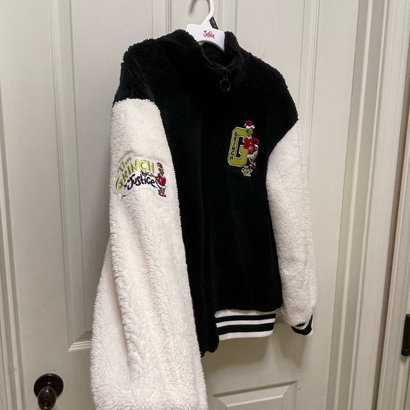 Dr. Seuss | Jackets & Coats | The Grinch X Justice Fleece Jacket | Poshmark